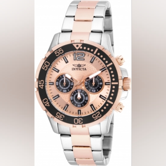 Invicta | Accessories | Invicta 6289 Mens 2 Tone Rose Gold Stainless ...